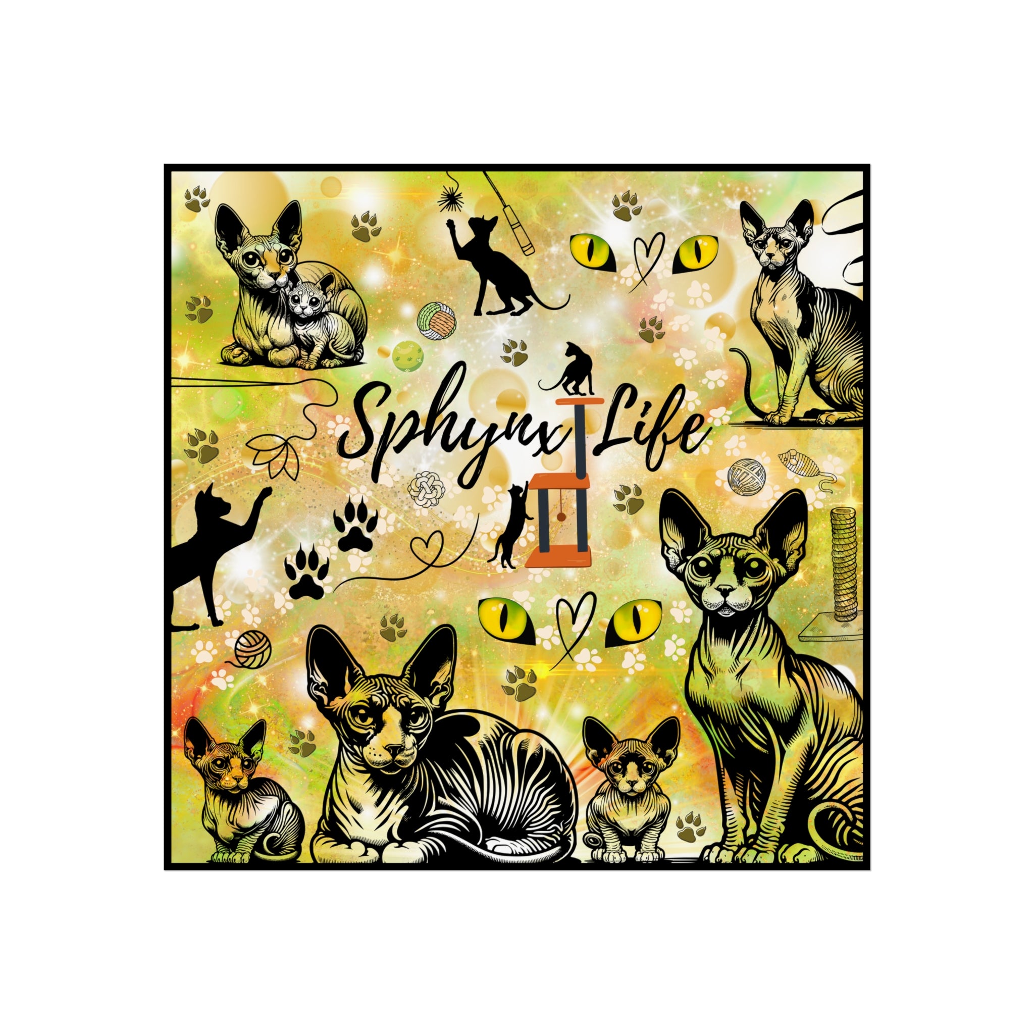 Sphynx Life Fine Art Posters – Soulshine Designs Co