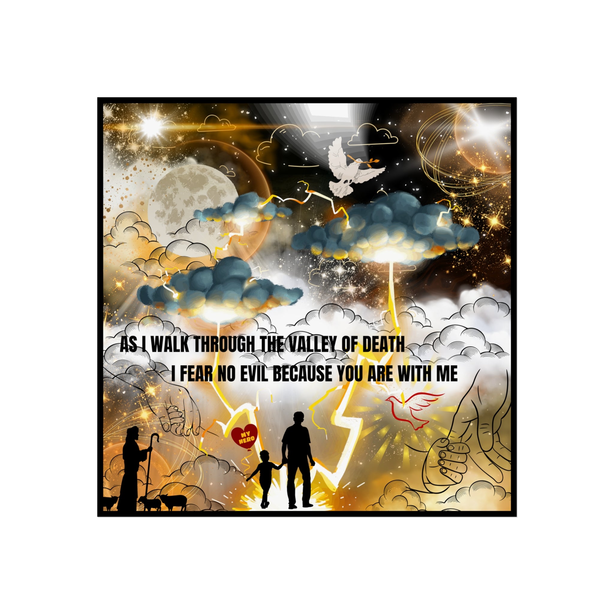 I Fear No Evil Fine Art Posters – Soulshine Designs Co