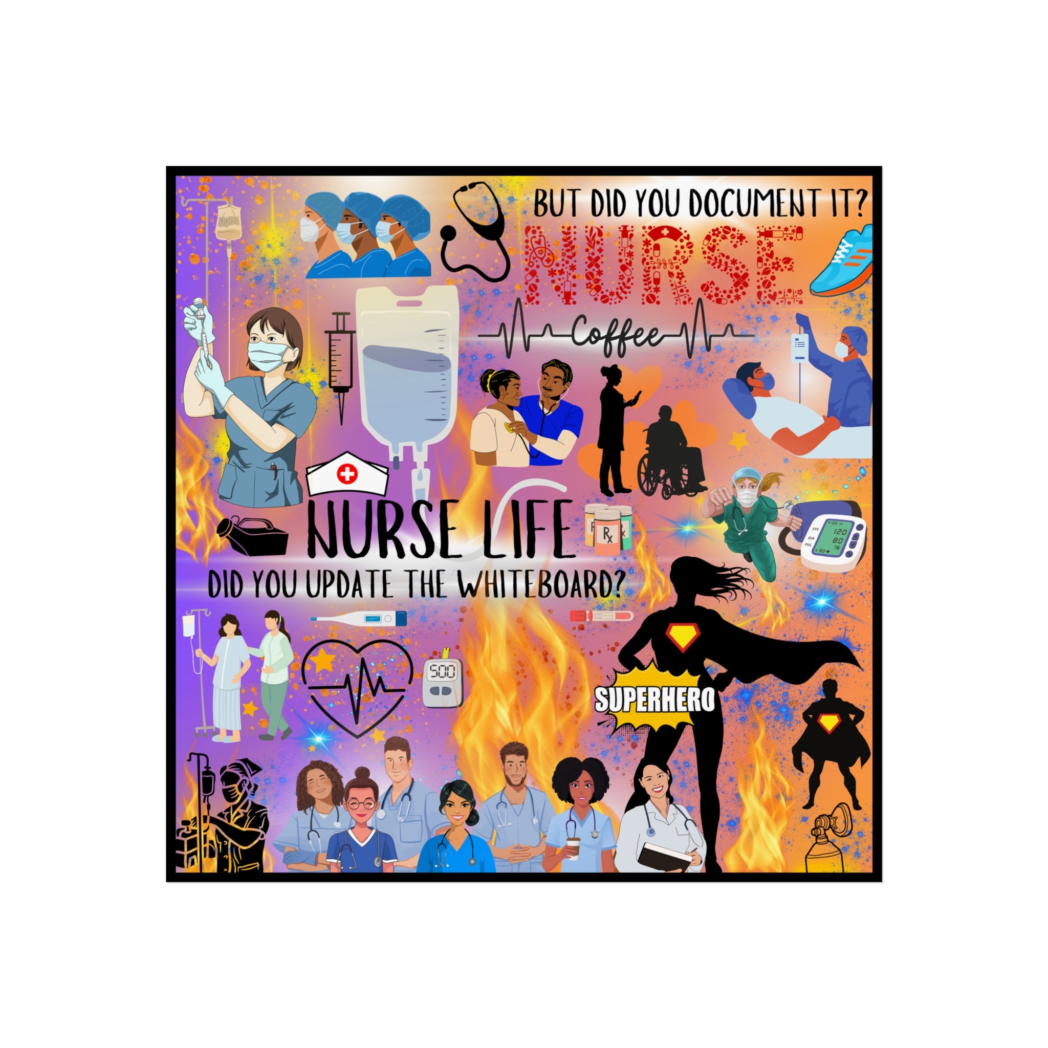 Nurse Life Fine Art Posters – Soulshine Designs Co